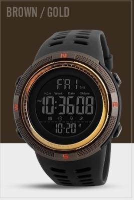 Cina Acqua 3ATM resistente tutto l'orologio di plastica del quarzo dell'affissione a cristalli liquidi dell'orologio 48mm del quarzo in vendita
