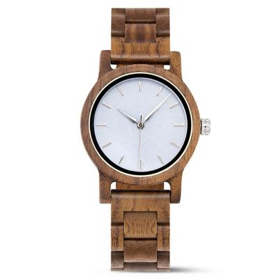 Cina 3ATM quarzo resistente di legno dell'acqua dell'orologio 44mm di legno per gli uomini in vendita