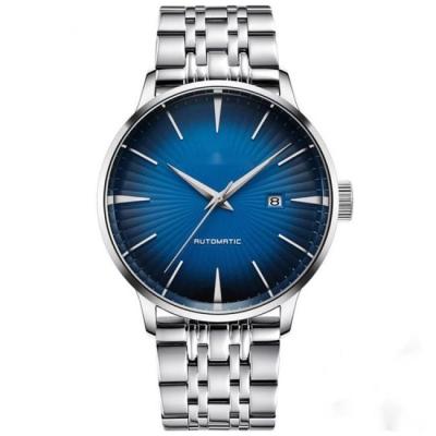 Cina 5BAR funzione automatica d'avvolgimento della data degli uomini di scheletro meccanici dell'orologio 12mm in vendita