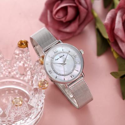 Cina Orologio Mesh Strap del quadrante di zazzera dell'orologio 18mm di quarzo analogico delle signore 3ATM in vendita