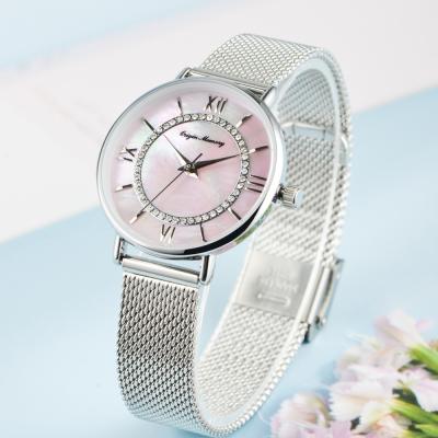 Cina Orologio Mesh Strap del quadrante di zazzera dell'orologio 18mm di quarzo analogico delle signore 3ATM in vendita
