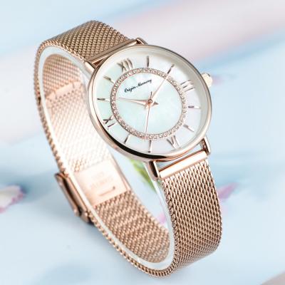 Cina Orologio Mesh Strap del quadrante di zazzera dell'orologio 18mm di quarzo analogico delle signore 3ATM in vendita