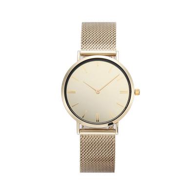 Cina Orologio di lusso Logo Ladies Mirror su ordinazione del quarzo di acciaio inossidabile di 36mm in vendita