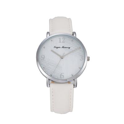Cina modello tridimensionale impermeabile del cinturino di cuoio di orologio del quarzo delle signore di 30m 36mm in vendita