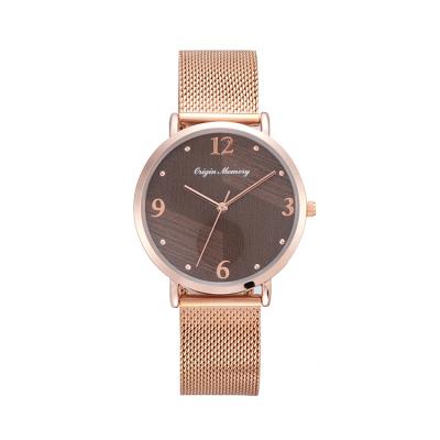 Cina modello tridimensionale impermeabile del cinturino di cuoio di orologio del quarzo delle signore di 30m 36mm in vendita