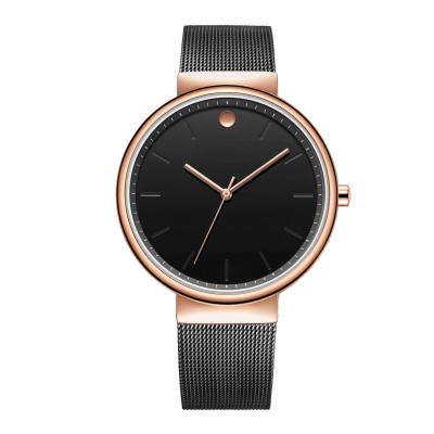 Cina argenteo 40mm Orologio al quarzo da uomo alla moda Superficie liscia rotonda con un senso del design in vendita