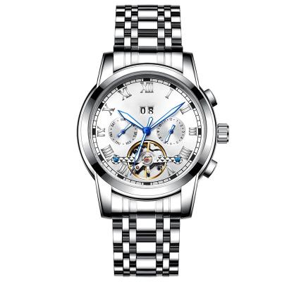 Cina SS Strap 40mm Automatic Mechanical Watch 3BAR Multi Function With Calendar in vendita