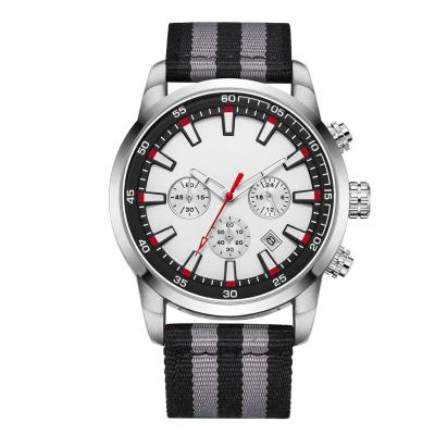 Cina Nylon Strap Diameter 45mm Alloy Quartz Watch 3atm Men'S Multi Function Waterproof in vendita