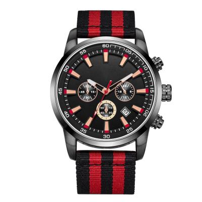 Cina Nylon Strap Diameter 45mm Alloy Quartz Watch 3atm Men'S Multi Function Waterproof in vendita