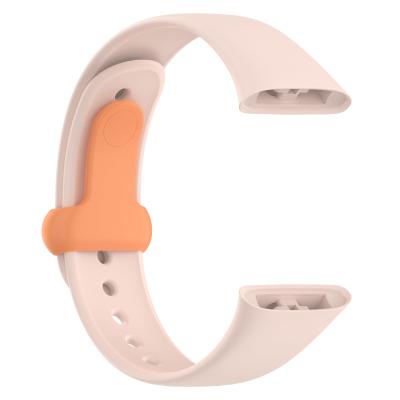 Cina cinturino di orologio portatile rosso del silicone di Smart della sostituzione del cinturino di orologio del fermaglio della colla dell'orologio 3-Soft del riso di 28mm in vendita