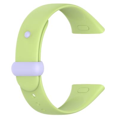 Cina cinturino di orologio portatile rosso del silicone di Smart della sostituzione del cinturino di orologio del fermaglio della colla dell'orologio 3-Soft del riso di 28mm in vendita