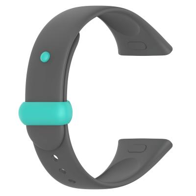Cina cinturino di orologio portatile rosso del silicone di Smart della sostituzione del cinturino di orologio del fermaglio della colla dell'orologio 3-Soft del riso di 28mm in vendita