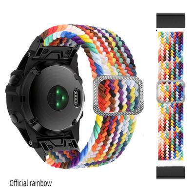 Cina cinghia di nylon elastica di nylon Jiaming Fenix 7X (cinghia di nylon elastica del cinturino di orologio di colore di 20mm/22mm del rilascio rapido di Fenix 7) in vendita
