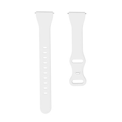 Cina 20mm Small Waist Thin Silicone Watch Strap With Multi Color Matching 8 Shaped Buckle in vendita