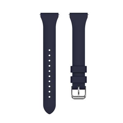 Cina SS Needle Buckle 20mm Multi Color Silicone Watch Strap For Quick Release And Earbuds in vendita