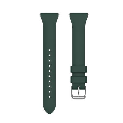 Cina SS Needle Buckle 20mm Multi Color Silicone Watch Strap For Quick Release And Earbuds in vendita