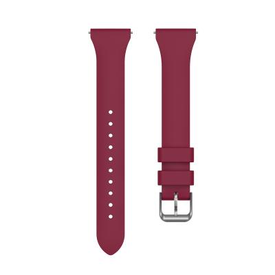 Cina SS Needle Buckle 20mm Multi Color Silicone Watch Strap For Quick Release And Earbuds in vendita