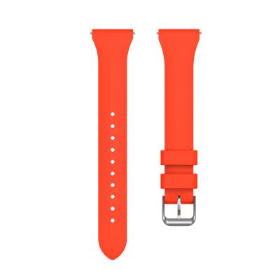 Cina SS Needle Buckle 20mm Multi Color Silicone Watch Strap For Quick Release And Earbuds in vendita