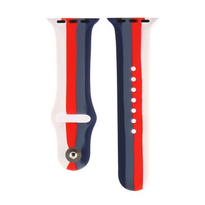 Cina 38mm / 40mm Four Color Silicone Watch Strap Replacement Portable in vendita