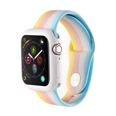 Cina 38mm / 40mm Four Color Silicone Watch Strap Replacement Portable in vendita