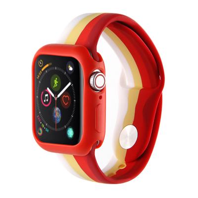 Cina 38mm / 40mm Four Color Silicone Watch Strap Replacement Portable in vendita