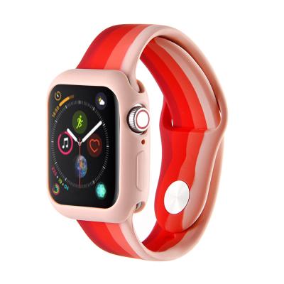Cina 38mm / 40mm Four Color Silicone Watch Strap Replacement Portable in vendita