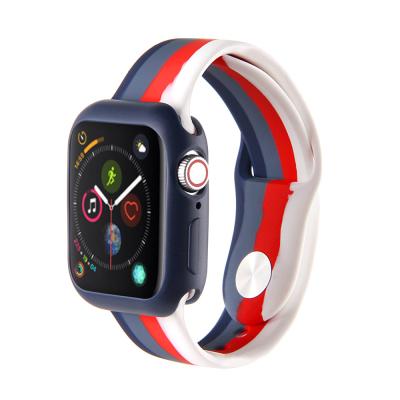 Cina 38mm / 40mm Four Color Silicone Watch Strap Replacement Portable in vendita