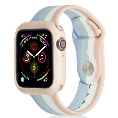 Cina 38mm / 40mm Four Color Silicone Watch Strap Replacement Portable in vendita