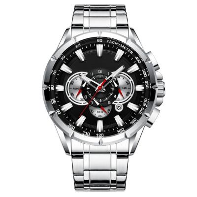 中国 時計26mmのステンレス鋼の水晶腕時計5BARの自動クロノグラフの腕時計 販売のため