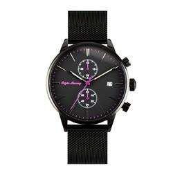 Cina Orologio di lusso analogico del quarzo dell'OEM 20mm dell'orologio del nero di affari 3ATM in vendita