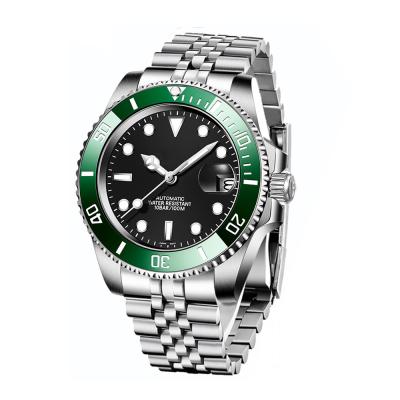 Cina Operatore subacqueo di lusso meccanico automatico 20mm luminoso Automatic Watch dell'orologio 5ATM in vendita
