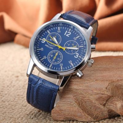 Cina cronografo resistente dell'acqua di Antivari dell'orologio 3 della cinghia di cuoio di 9mm in vendita