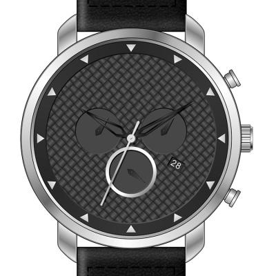 Cina Quarzo funzionale del movimento del Giappone della data impermeabile dell'orologio analogico 3BAR in vendita