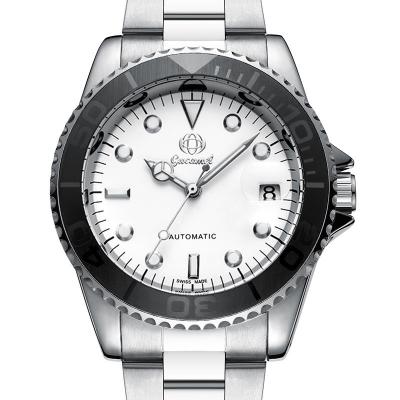 Cina 22mm Sapphire Male Quartz Wrist Watch con il quadrante acceso girano il ODM dell'incastonatura in vendita