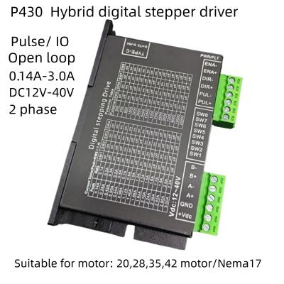 China P430 Open Loop 2 Phase Pulse Stepper Motor Driver with DC12-40V and 0.14-3A Current for Nema17 Motors for sale