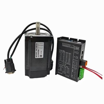 China Closed Loop 2 Phase NEMA34 86mm Flange 86CME85 8.5Nm Stepper Motor with EtherCAT EC86 Servo Stepper Driver for CNC Machines for sale