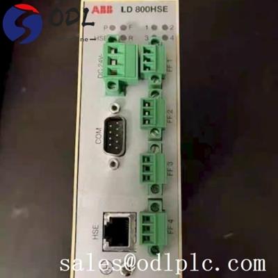 China 1 AMP ABB PLC Module 3BDH000320R02 LD800HSE ABB 24VDC 100 Mbps HSE Uplink for sale