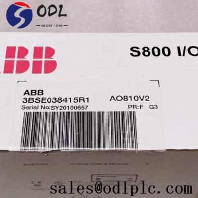 China 8 Channel ABB PLC Module Analog Output AO810V2 3BSE038415R1 ABB For Industrial Control for sale