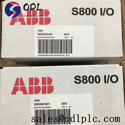 Quality ABB PLC Module 3BSE008516R1 AI810 ABB Has 8 Channels 30V DC Single Ended Unipolar Inputs for sale