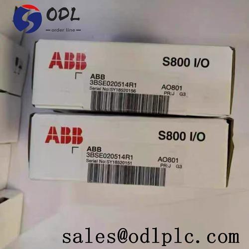 Quality Analog Output ABB PLC Module 10V AO801 3BSE020514R1 ABB Has 8 Unipolar Channels for sale