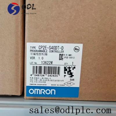 China CP2E-S40DT-D Omron PLC CP2E series compact PLC - Standard Type  NPN output; Power supply 24 VDC  for sale