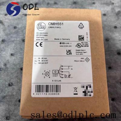 China Rectangular IFM PLC Photoelectric Distance Sensor OMHLF8KG/IO-Link/US OMH551 IFM for sale