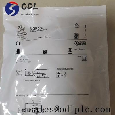 China 0.2m Range OGP500 IFM Retroreflective PNP OGP-FPKG/US100 Threaded Design for sale