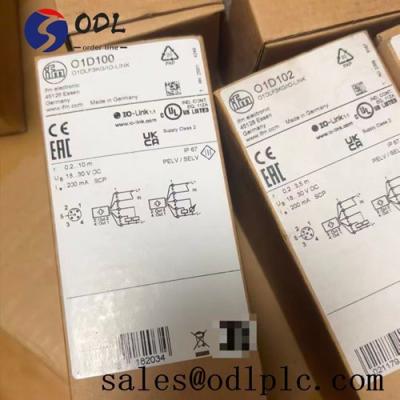 China High Load Capacity 01D100 IFM O1DLF3KG/IO-LINK For Reliability And Safety for sale