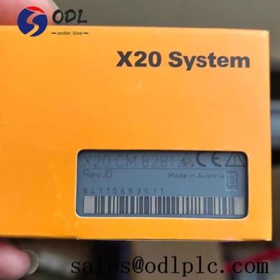 China X20CM8281 B & R X20 Series Digital I/O Module for Use with X20 Terminal Block 12 Pin, 24 V dc for sale