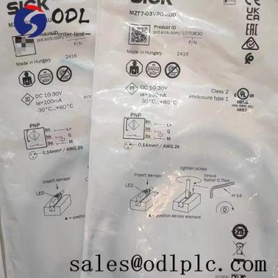 China MZT7-03VPO-KUO Sick PLC SICK magnetic cylinder sensor pneumatic sensor, IP65， 10 → 30V DC, MZT7, with LED indicator light for sale