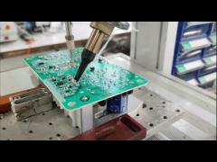 Dual Head 5 Axis Desktop Robotic Iron Station Solder PCB Soldering Machine With Vision