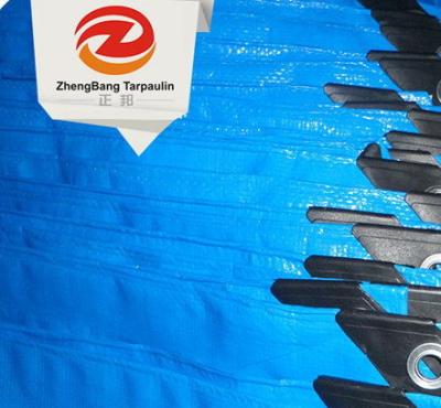 China 100 virgin materials blue PE tarpaulin sheet outdoor pool cover for sale