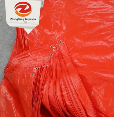 China China Blue/orange/white Pe Tarpaulin Poly Tarps factory for sale