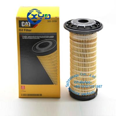Cina Motore diesel CAT Oil Filter 322-3154 322-3155 per l'escavatore di E324D2 E323D2 in vendita